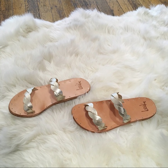 beek | Shoes | Beek Sandals Pipit Braided Gold Leather | Poshmark